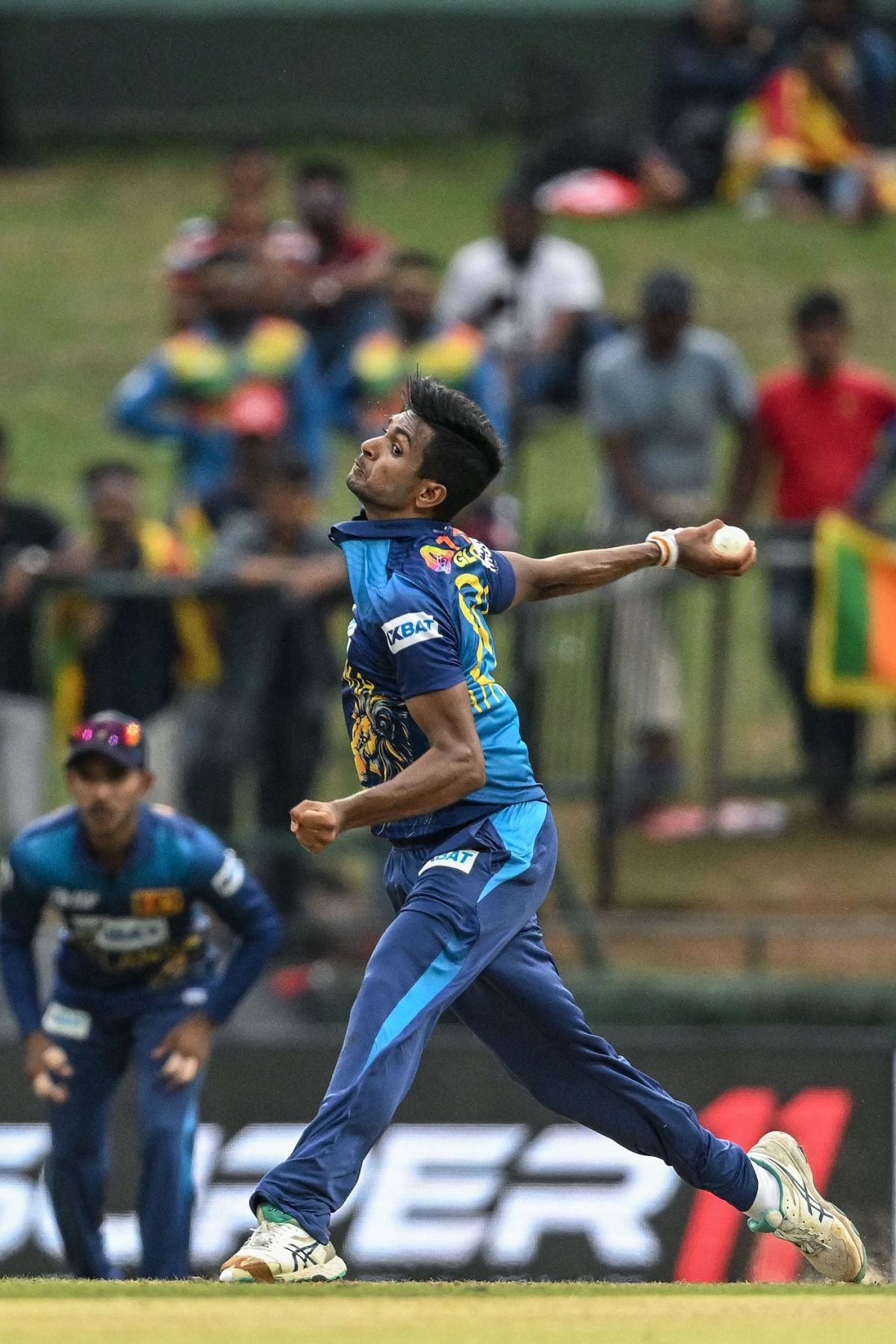 Matheesha Pathirana sets up to deliver the ball | ESPNcricinfo.com