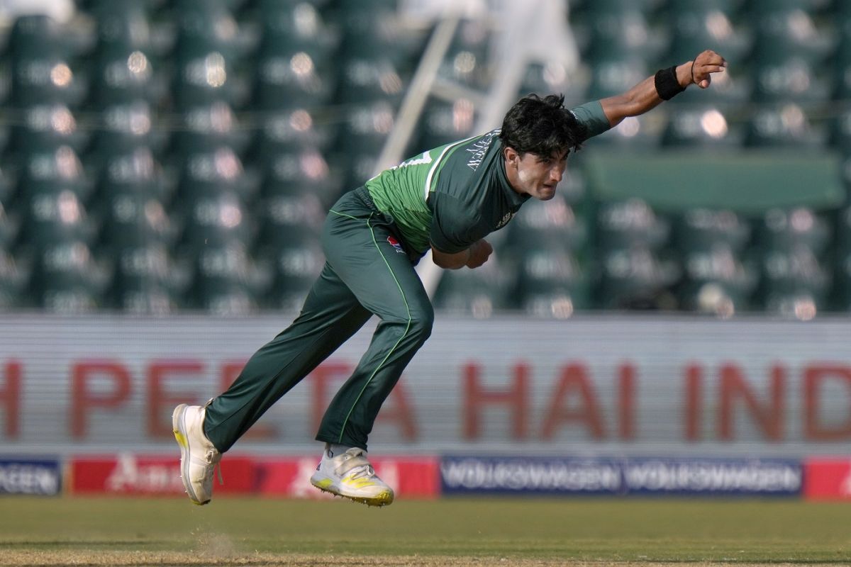 Shakib Al Hasan scored seven boundaries in his 57-ball 53 ...