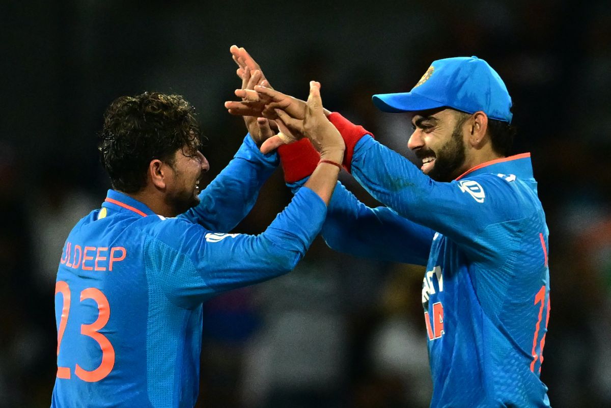 Kuldeep Yadav signals the end of the game | ESPNcricinfo.com