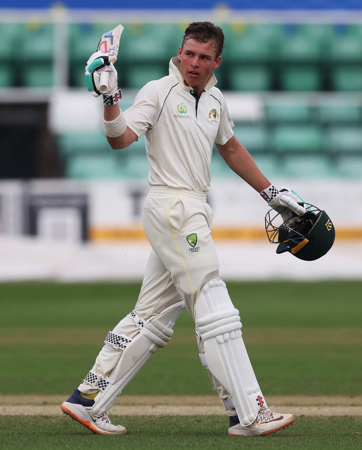 Harry Dixon celebrates a century for Australia's under 19s ...