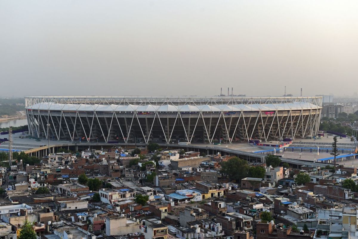 An aerial view of the Narendra Modi Stadium | ESPNcricinfo.com