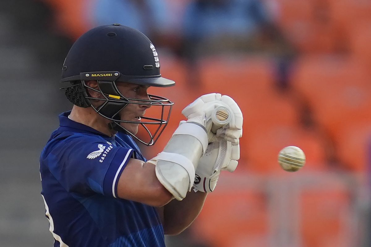 Freeze frame! Sam Curran has a close eye on the ball as it zooms ...