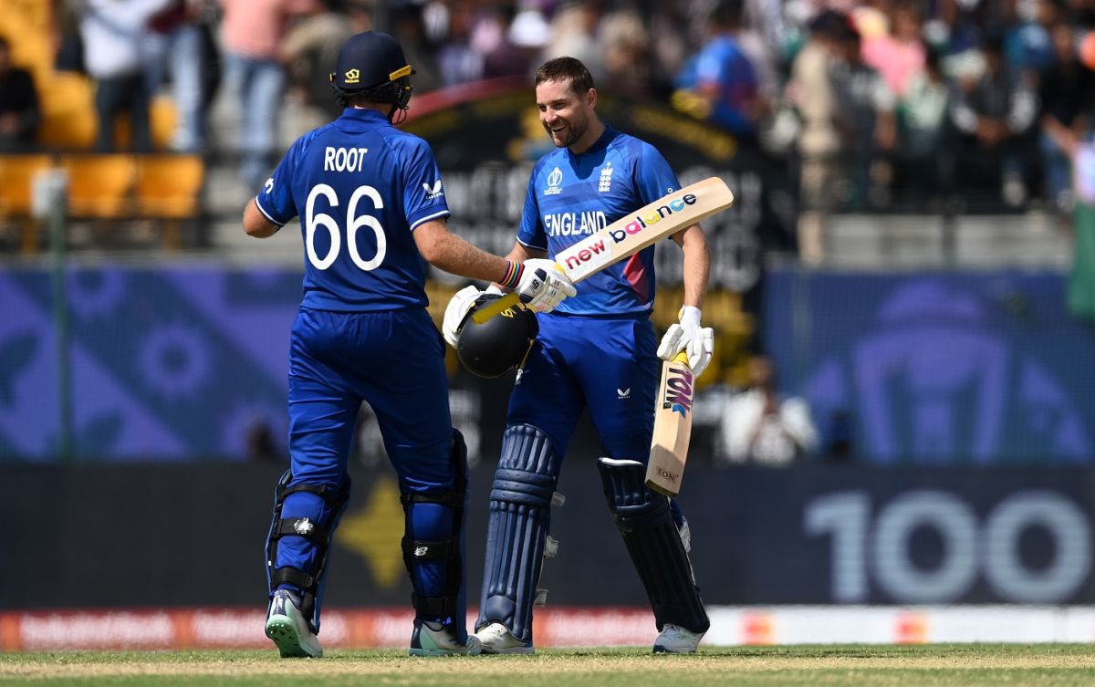 Dawid Malan is all smiles after reaching yet another ODI century ...