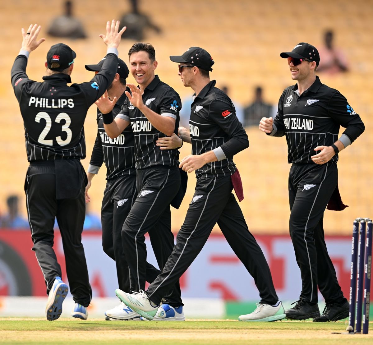 Trent Boult could barely believe his luck after striking first ball of ...