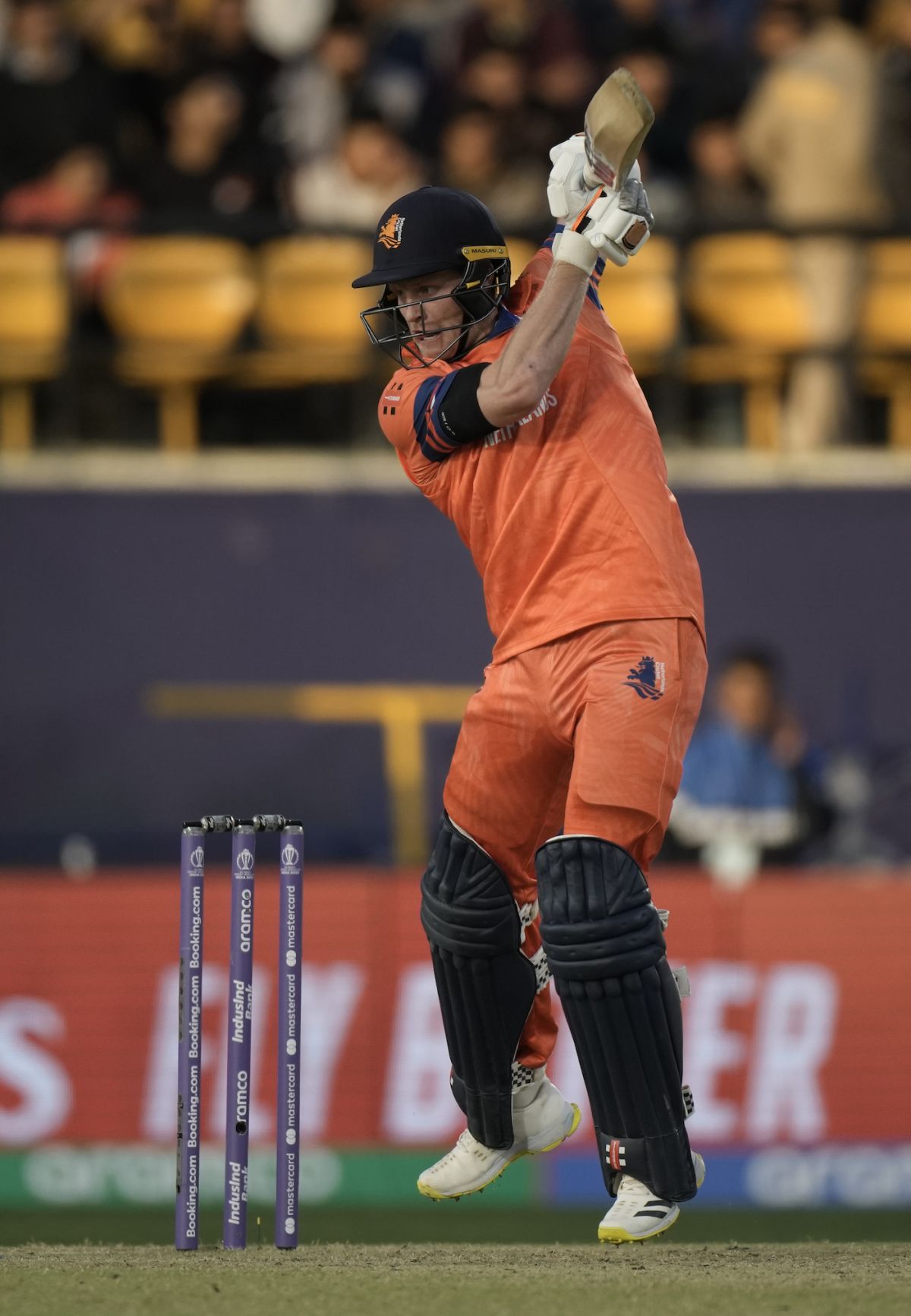 Lungi Ngidi got the better of Sybrand Engelbrecht with a short ball ...