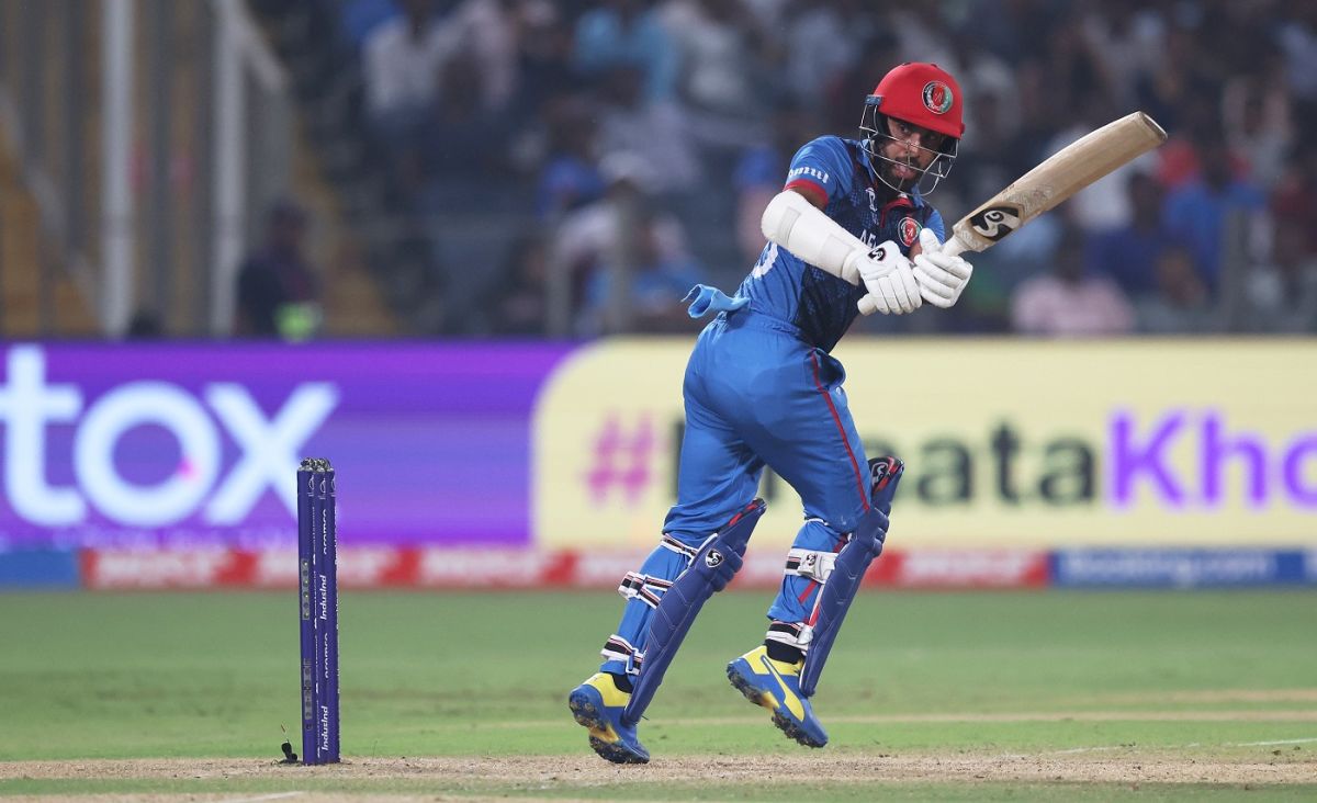 Hashmatullah Shahidi plays one behind square | ESPNcricinfo.com