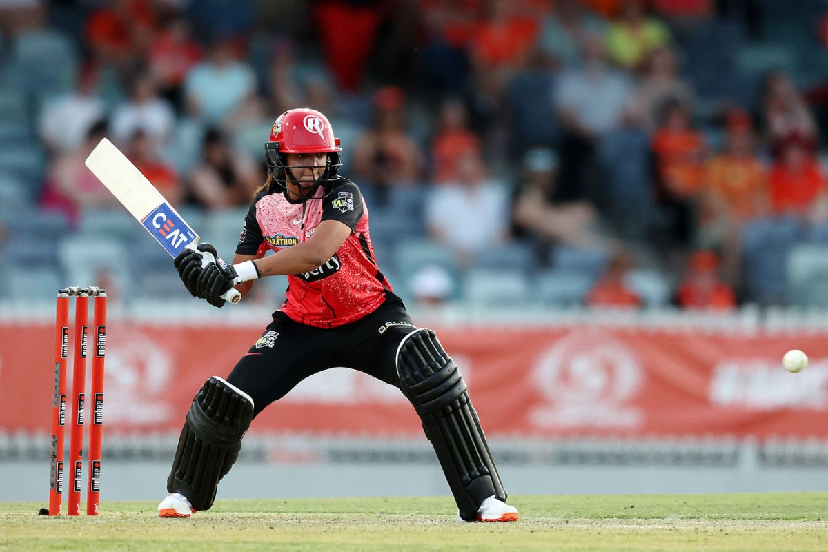 Harmanpreet Kaur anchored Melbourne Renegades with an unbeaten half ...