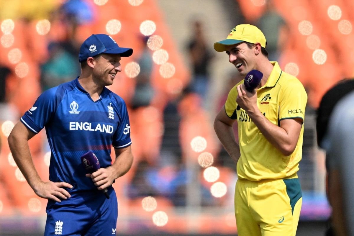 Jos Buttler and Pat Cummins were all smiles at the toss | ESPNcricinfo.com