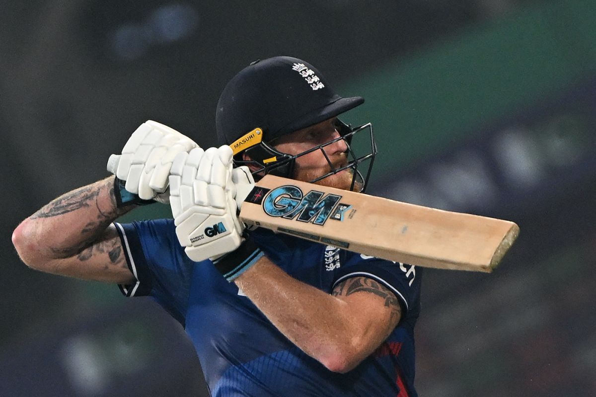 Ben Stokes swats the ball | ESPNcricinfo.com