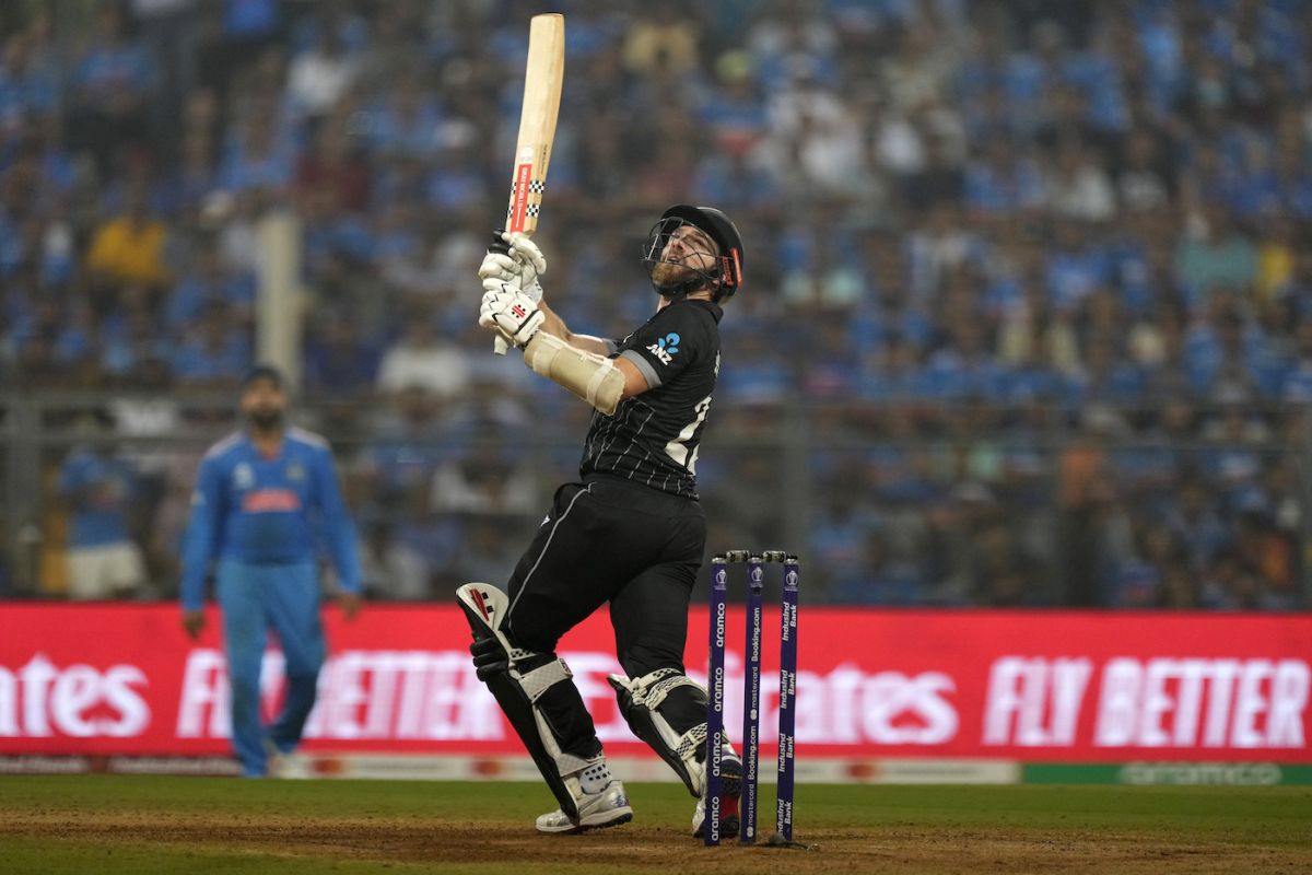 Kane Williamson top edging a six over the keeper was one of the slices ...