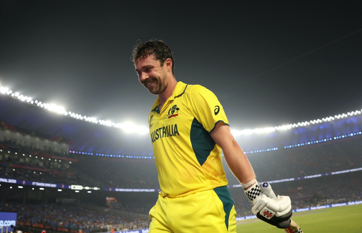Travis Head Was All Smiles After Finishing With 137 Off 120 In The