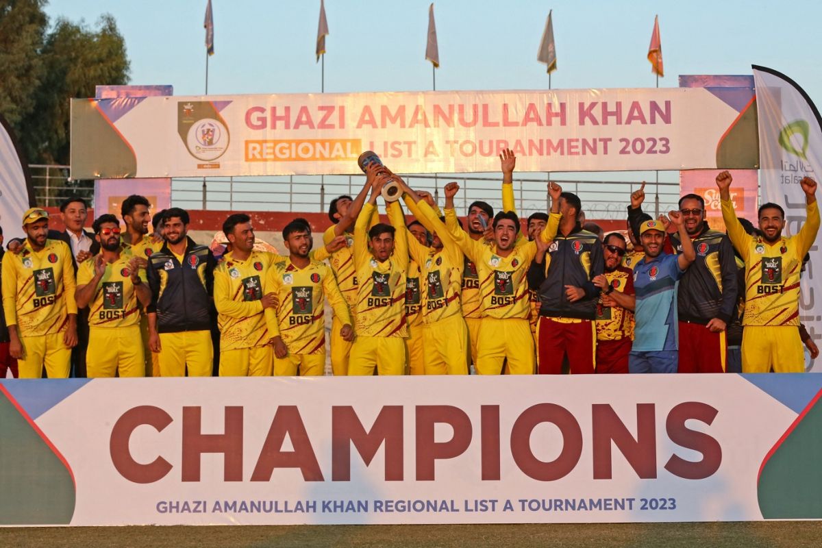 Boost Region lifted the Afghanistan one day title by beating Amo Region ...