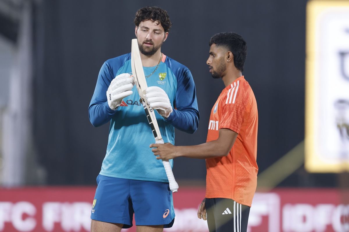 Tilak Varma and Tim David, the Mumbai Indians team-mates, have a chat ...