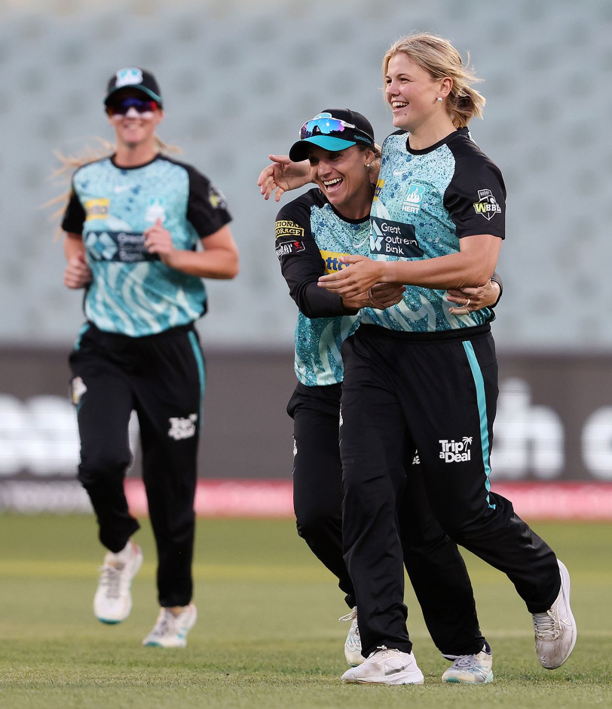 Georgia Voll struck with the first ball of the power surge ...