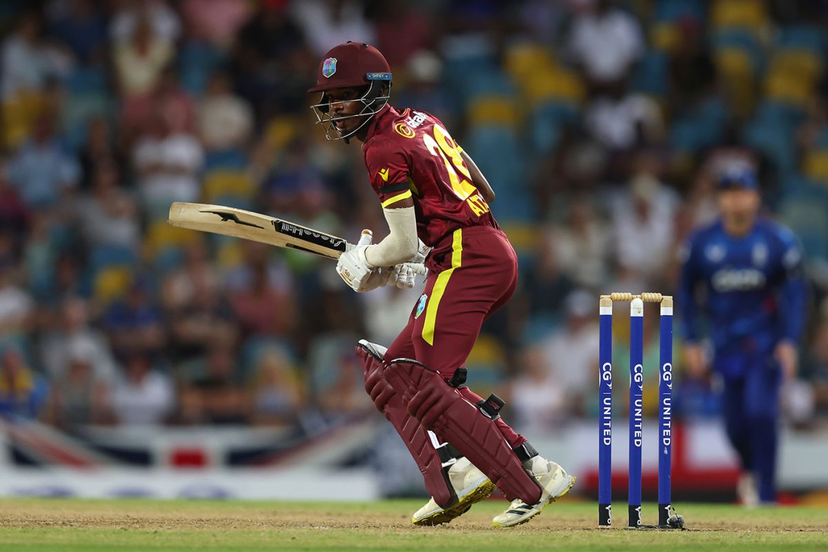 Alick Athanaze again got the chase off to a good start | ESPNcricinfo.com