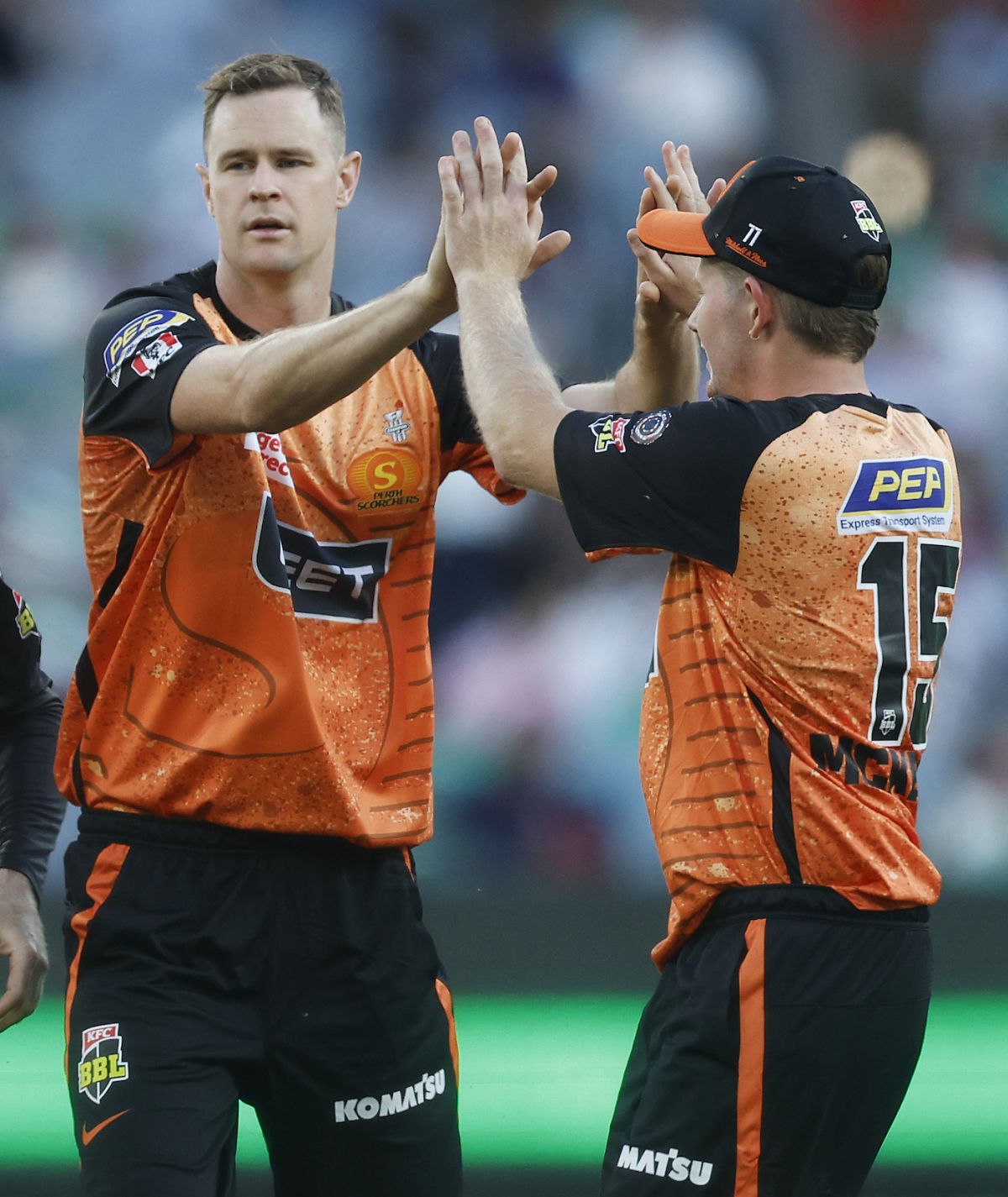 Australia's World Cup trophy and the WTC mace on display at the Optus ...