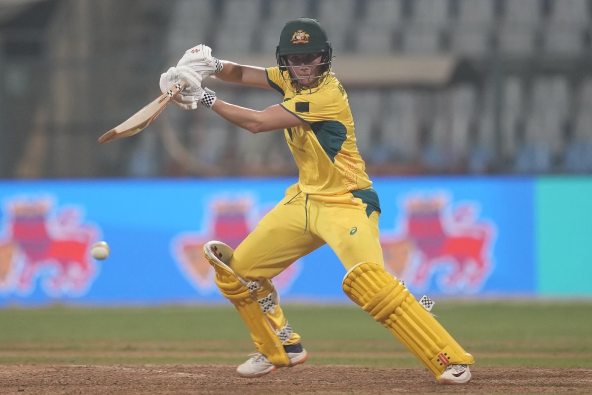 Beth Mooney played a vital hand, adding 88 for the fourth wicket with ... Beth Mooney played a vital hand, adding 88 for the fourth wicket with ...