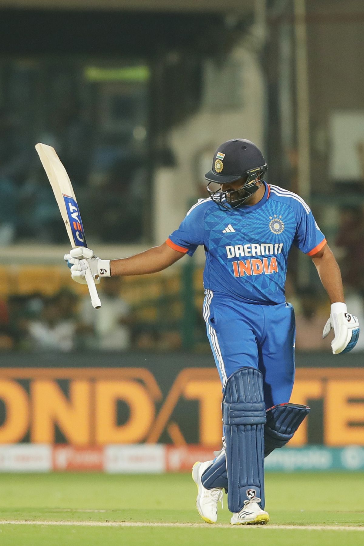 Rohit Sharma celebrates his fifty | ESPNcricinfo.com