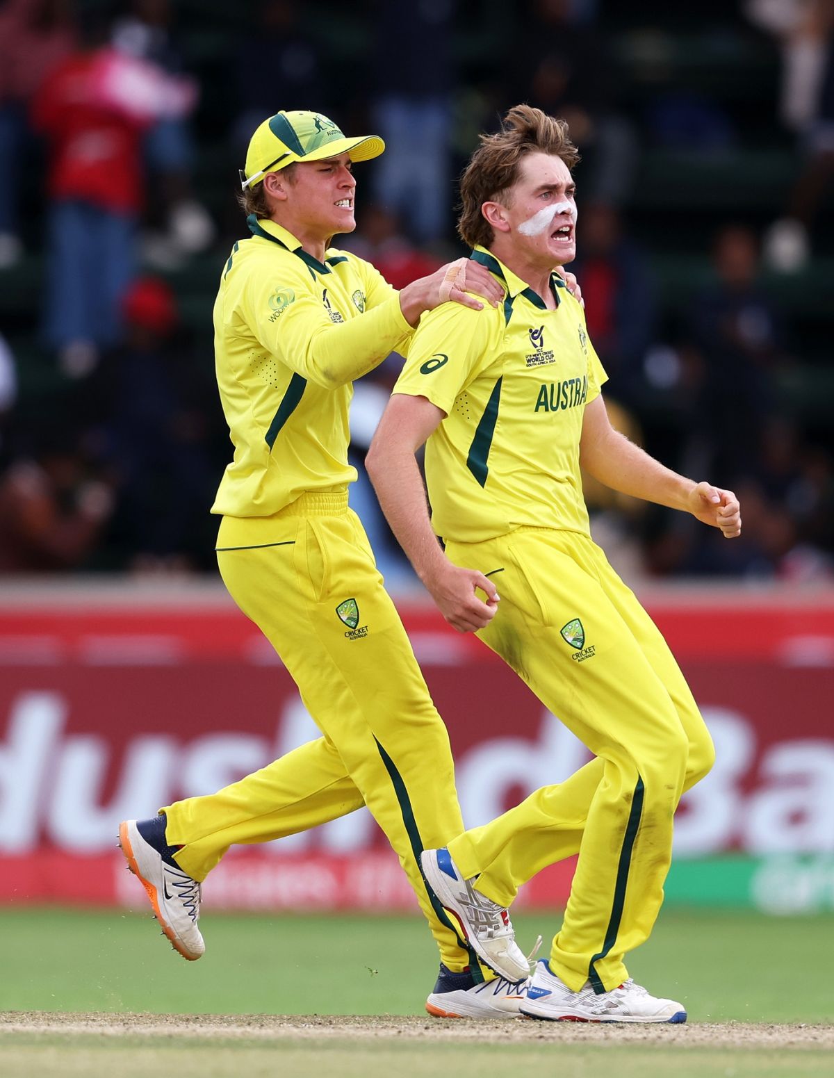 Raf MacMillan had Sachin Dhas caught behind with his very first ball ...