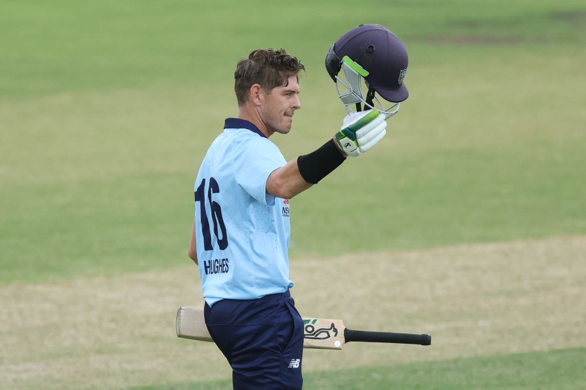 Daniel Hughes celebrates his 11th List A century | ESPNcricinfo.com