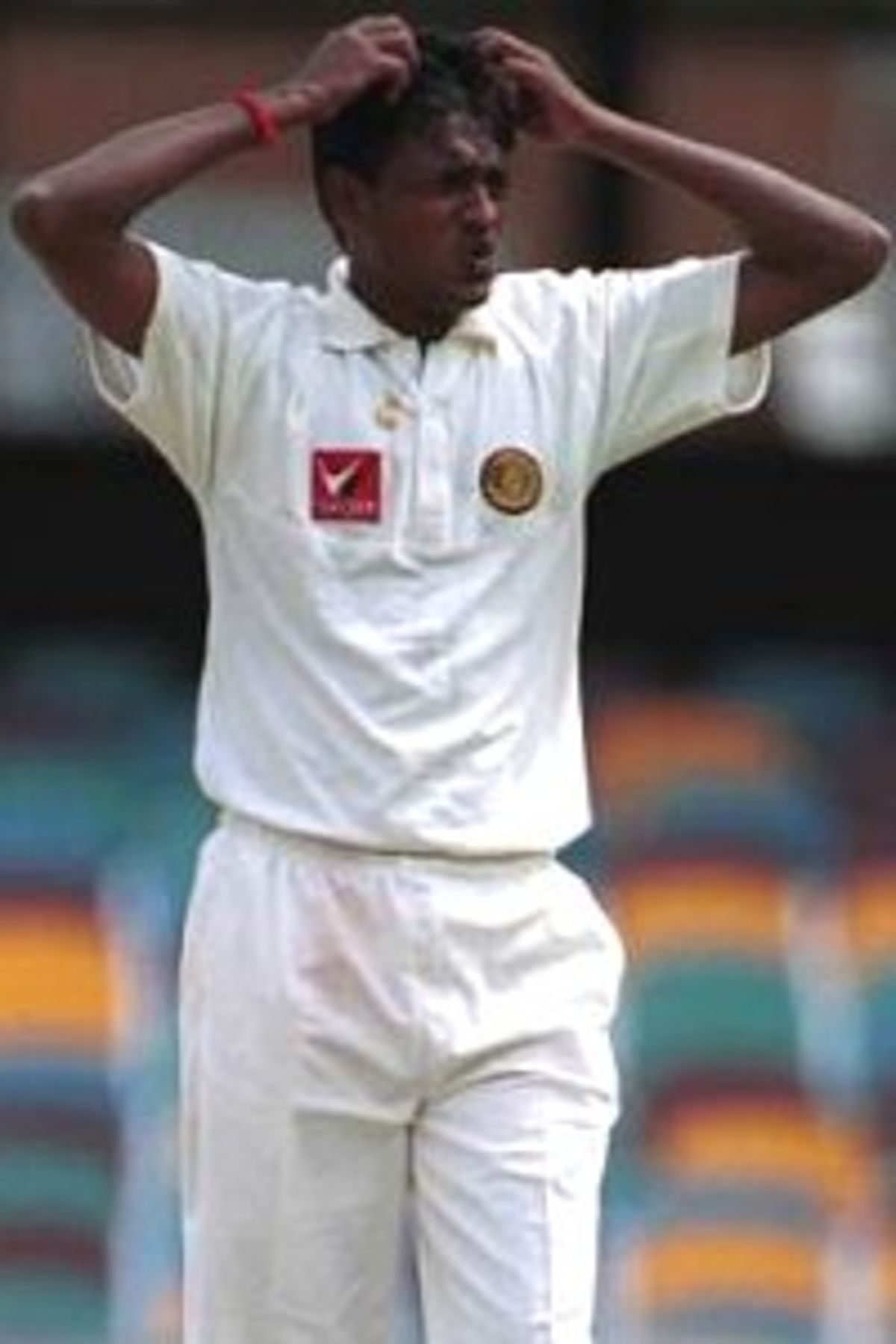 Debashish Mohanty of India shows his frustration | ESPNcricinfo.com