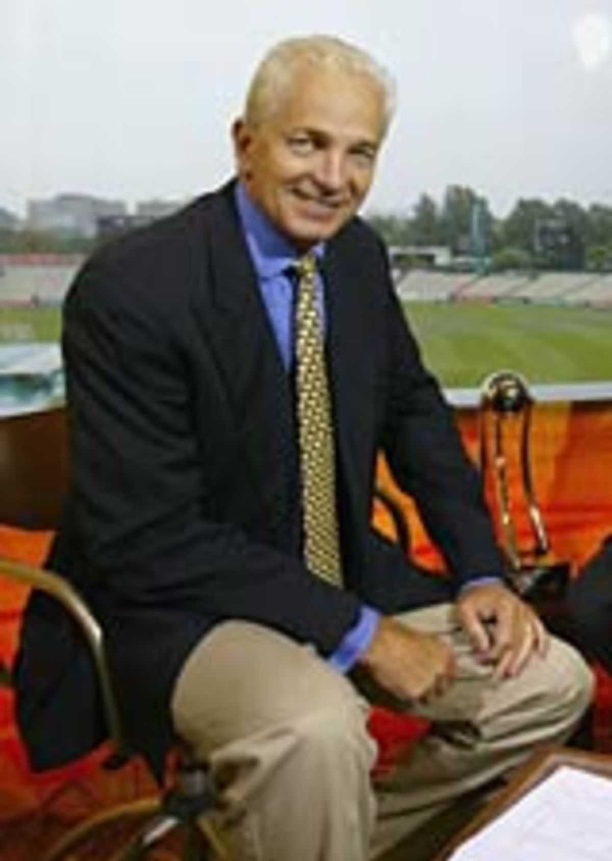 The BSkyB commentary team: David Gower, Nasser Hussain, Bob Willis, Ian ...