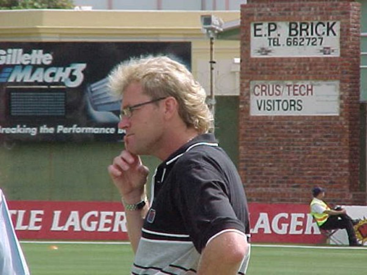 Mike Haysman and his wife, Leanne | ESPNcricinfo.com