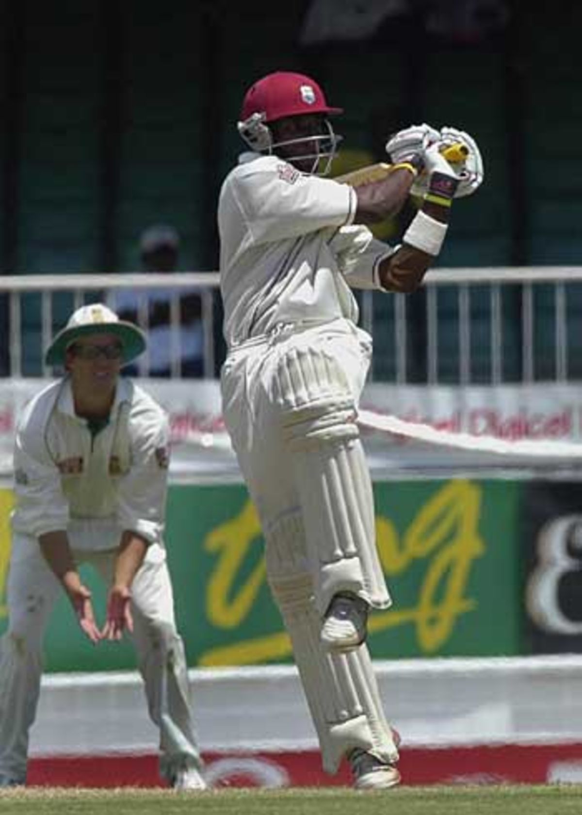 Dwayne Bravo pulls on the final morning in Antigua | ESPNcricinfo.com Dwayne Bravo pulls on the final morning in Antigua | ESPNcricinfo.com