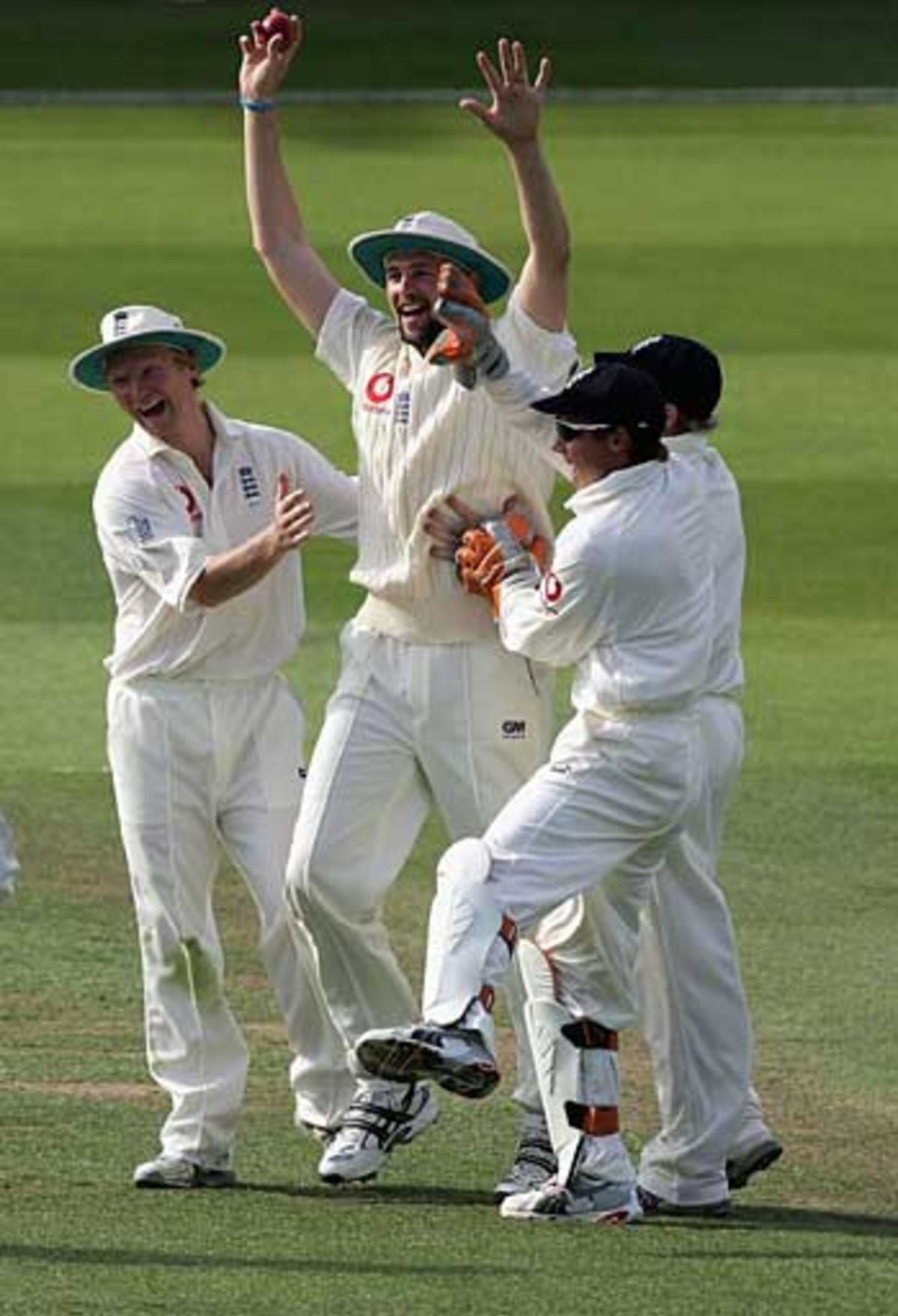 Steve Harmison celebrates a catch | ESPNcricinfo.com