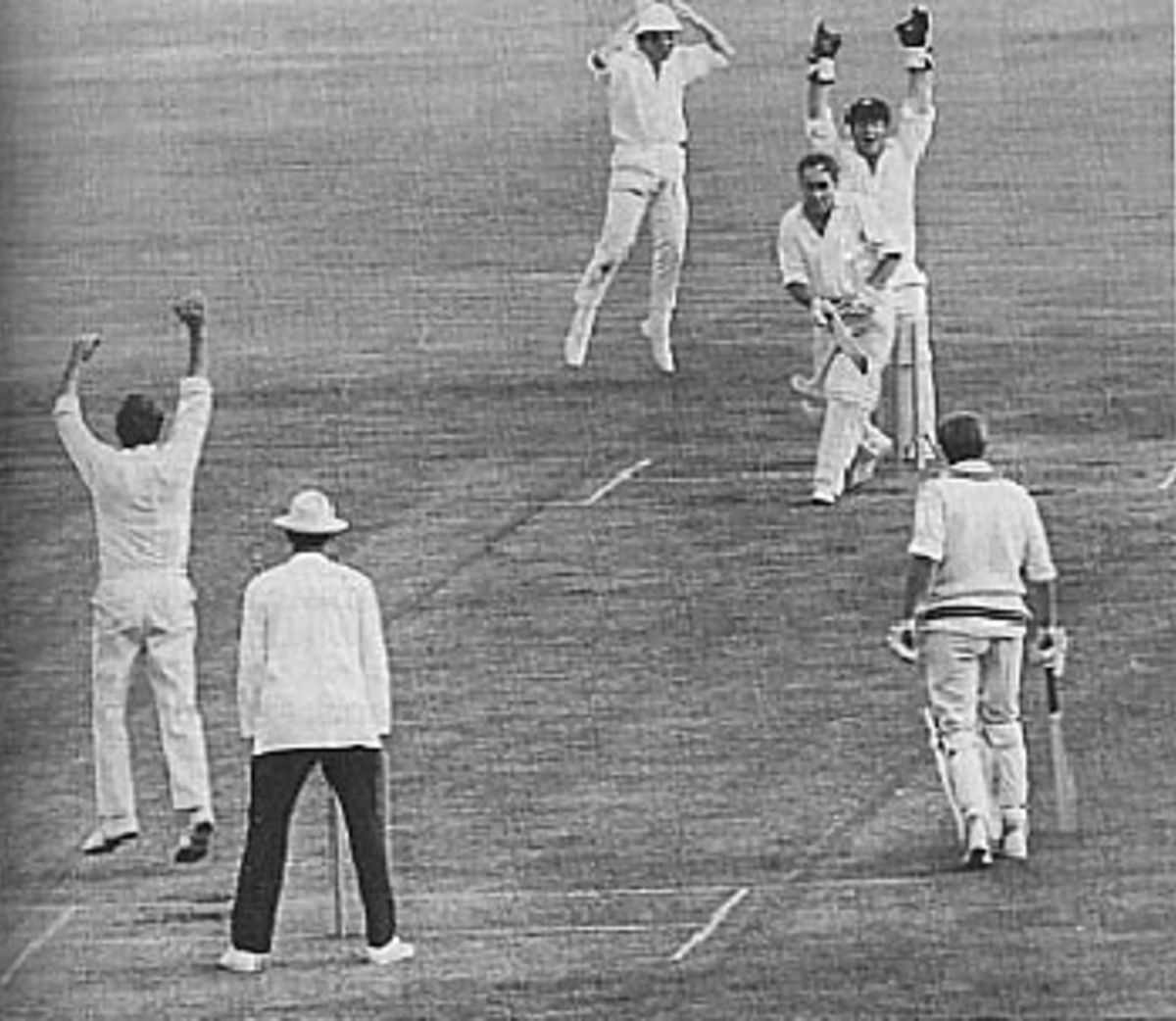 Ray Illingworth is bowled by Terry Jenner for 42 | ESPNcricinfo.com