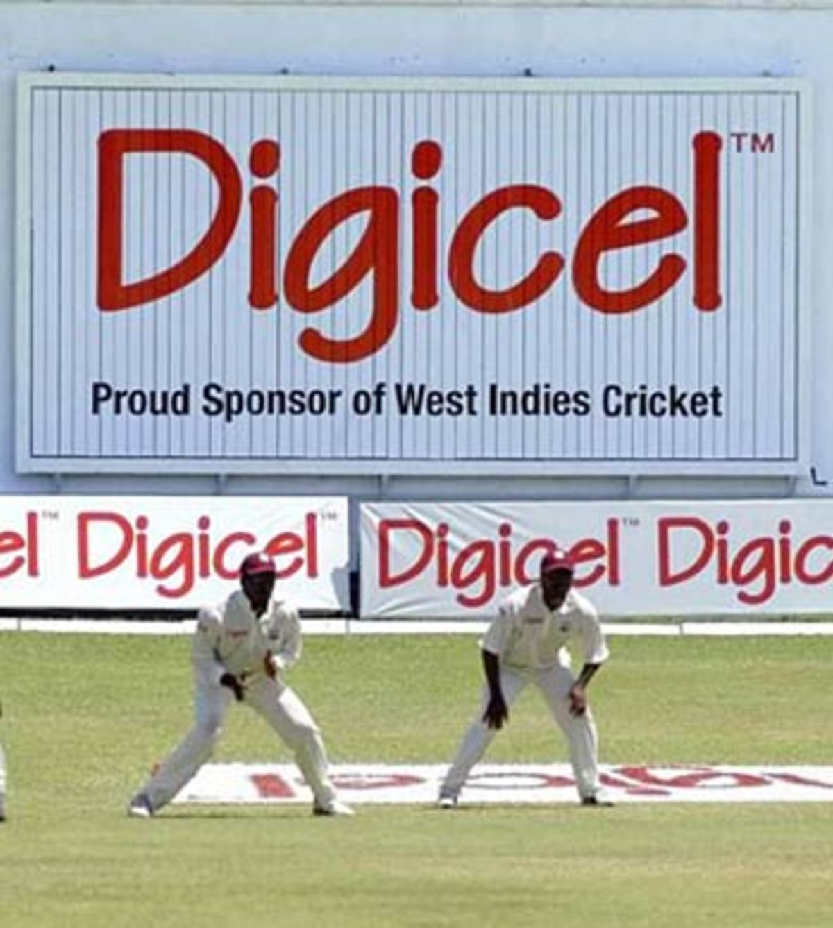Digicel sponsorship in evidence, Jamaica, April 2005 | ESPNcricinfo.com