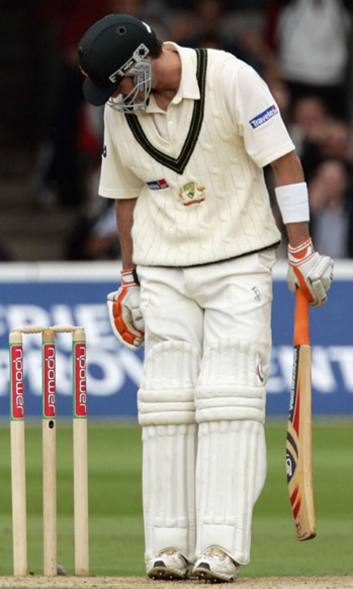 Damien Martyn looks back at his stumps | ESPNcricinfo.com