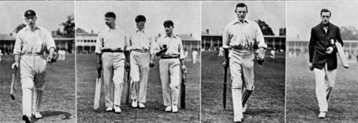 (L-R) Stanley Jackson and Joe Darling; Australia take the field; Bernie ...