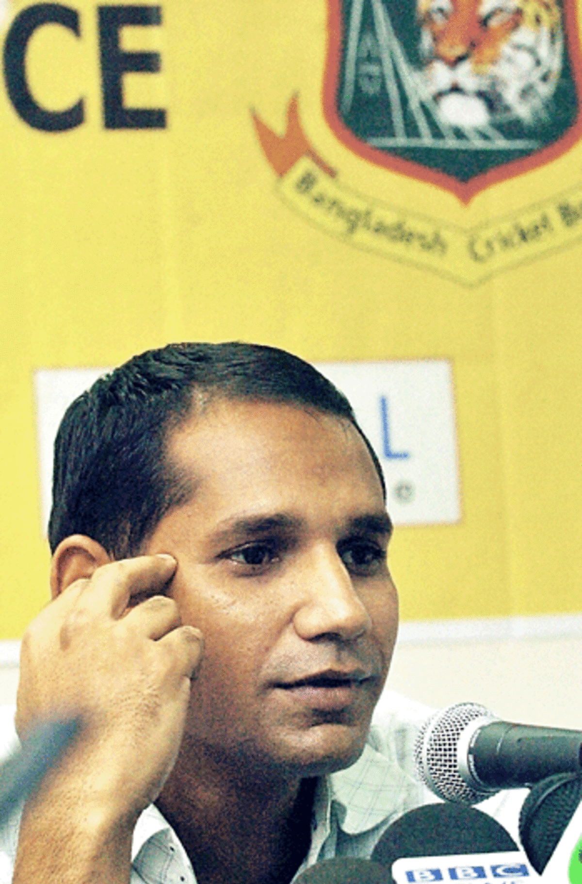 Habibul Bashar at a press conference before Bangladesh leaves for Sri ...