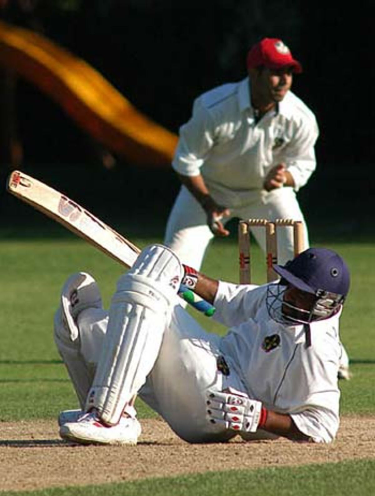 A Bermuda batsman is dumped on his backside | ESPNcricinfo.com
