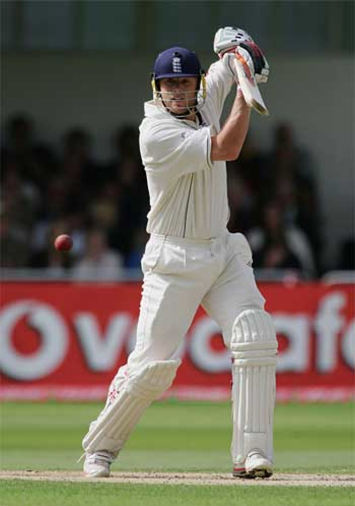 A push through cover as Andrew Flintoff dominates the second morning ...