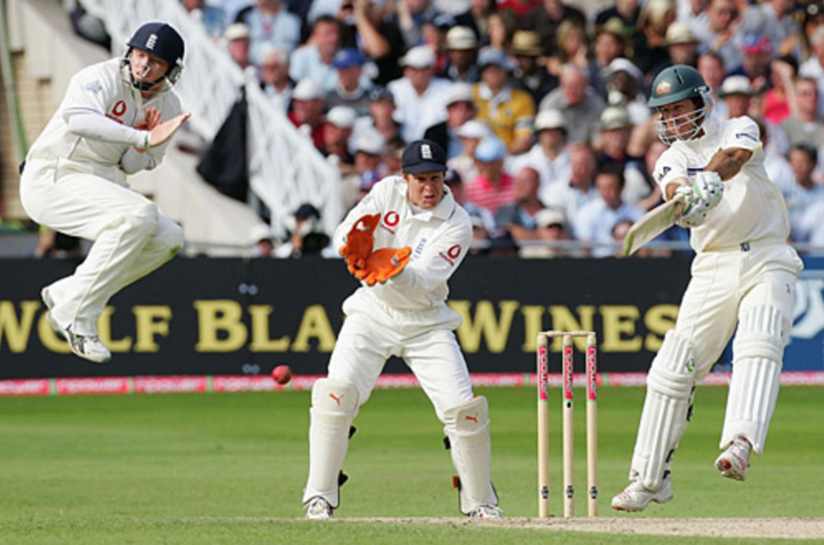 Ashley Giles pumps his fists | ESPNcricinfo.com