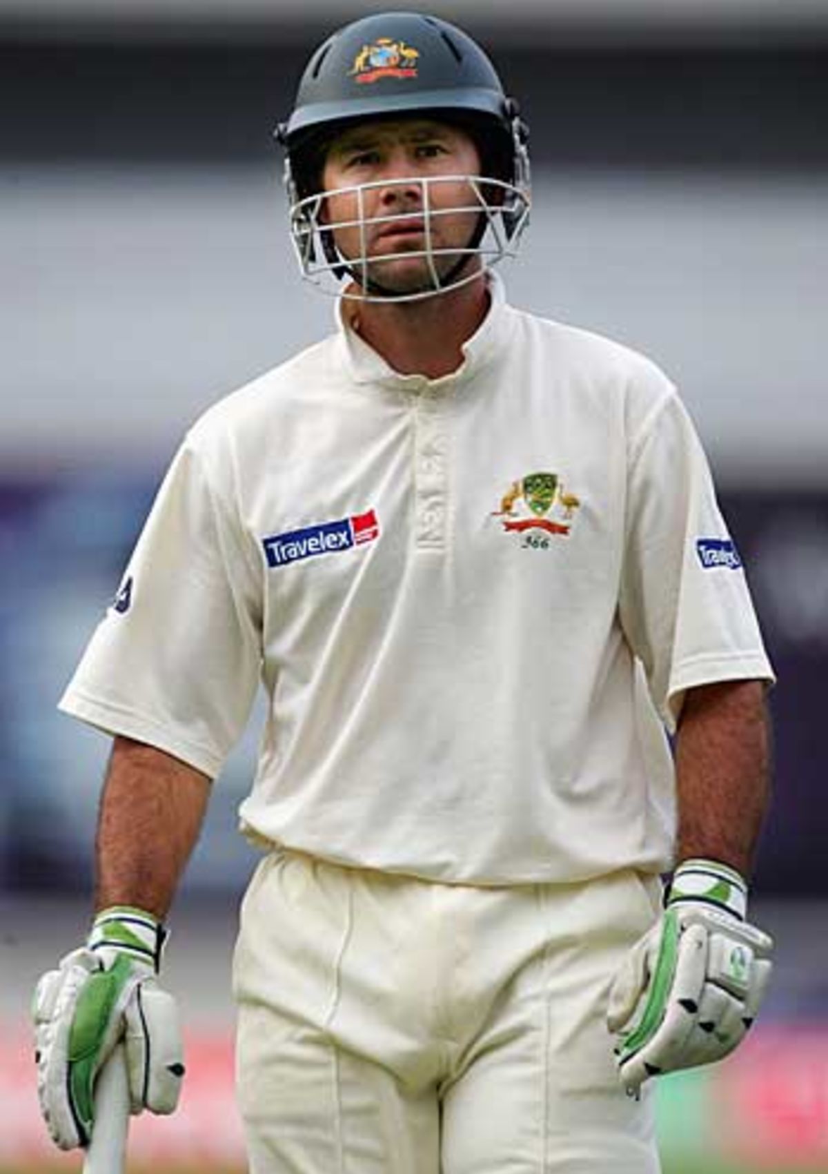 Ricky Ponting makes his way to the pavilion | ESPNcricinfo.com