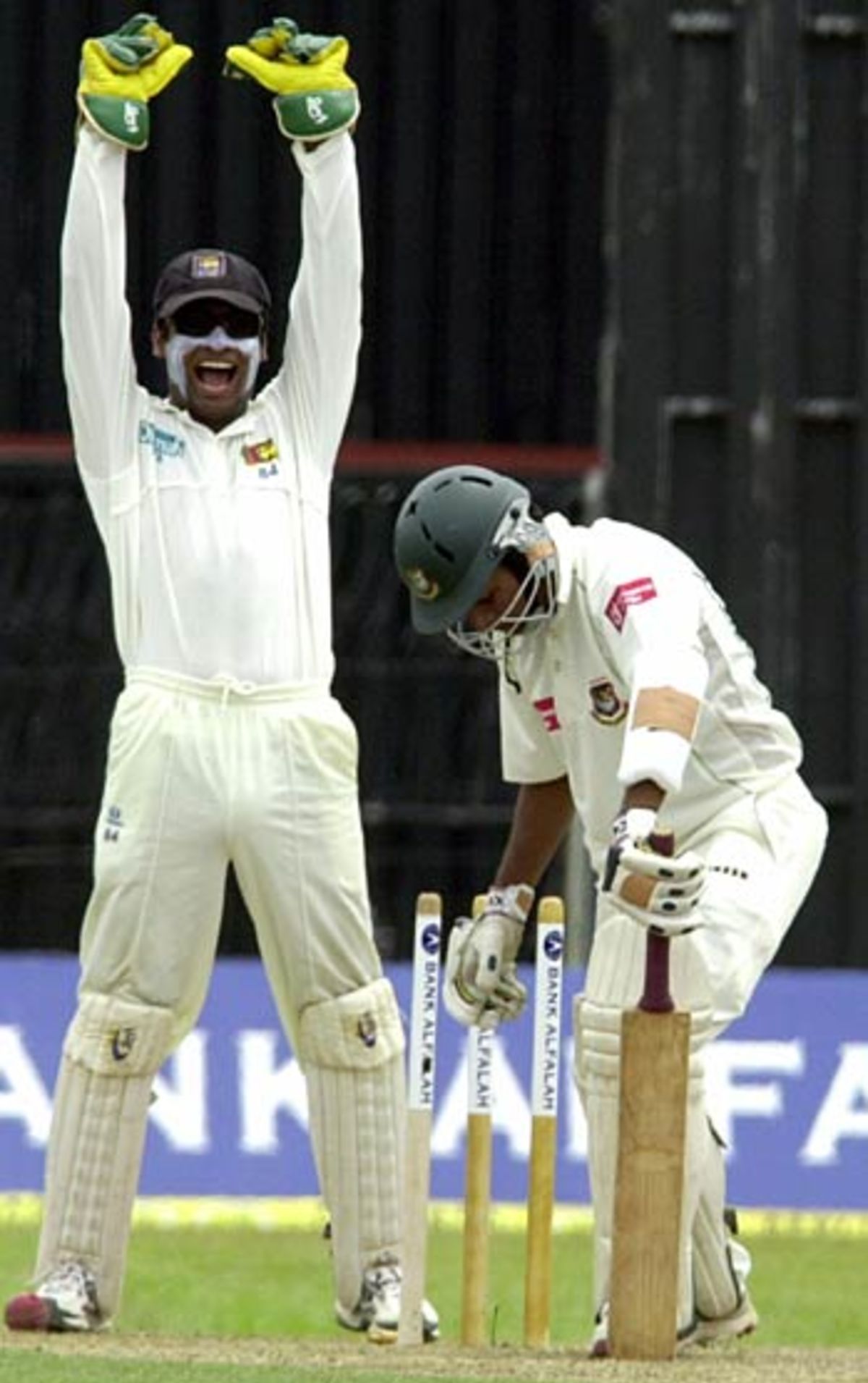 Kumar Sangakkara celebrates the wicket of Tushar Imran | ESPNcricinfo.com