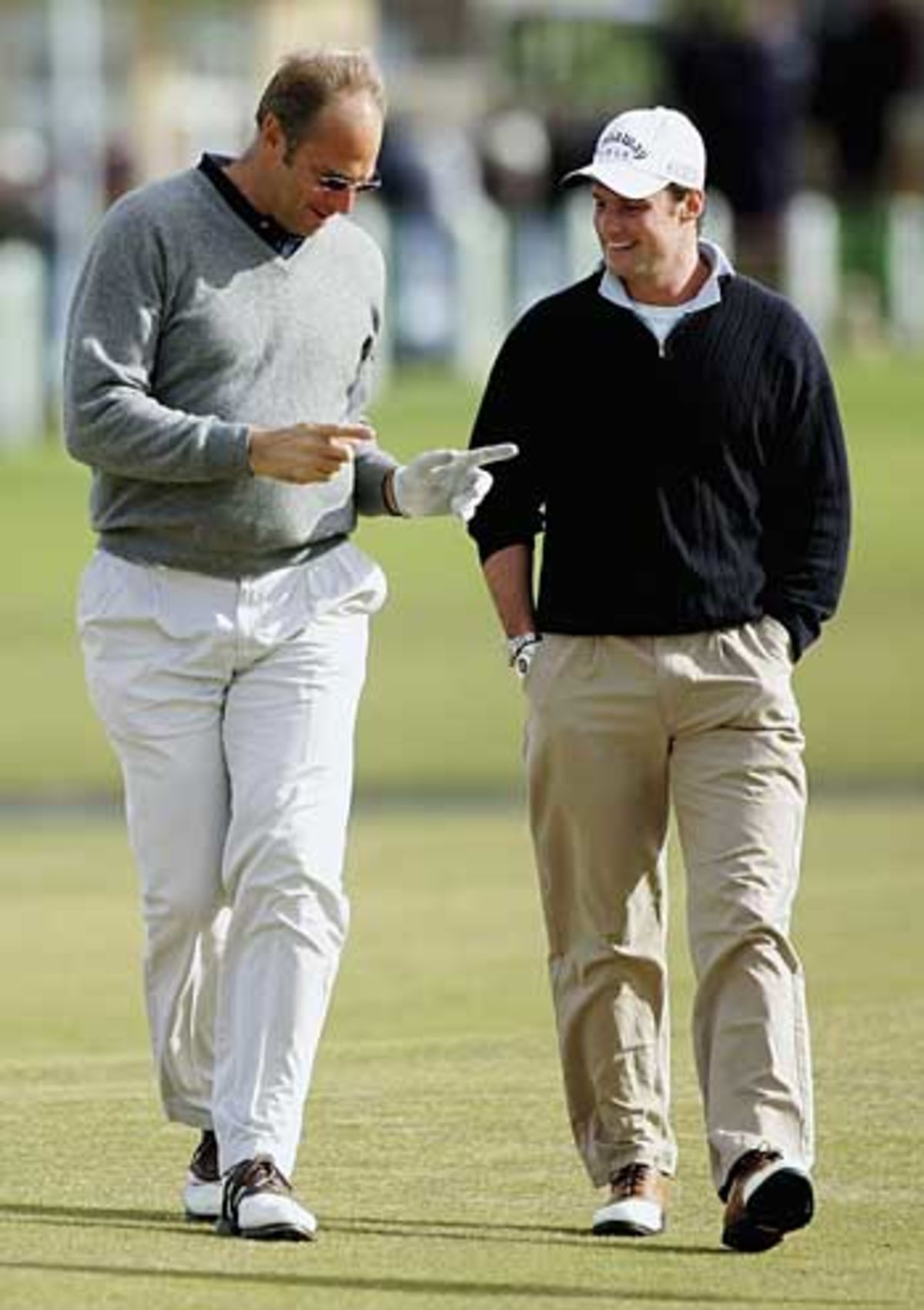 Andrew Strauss with Sir Steven Redgrave at St Andrews | ESPNcricinfo.com