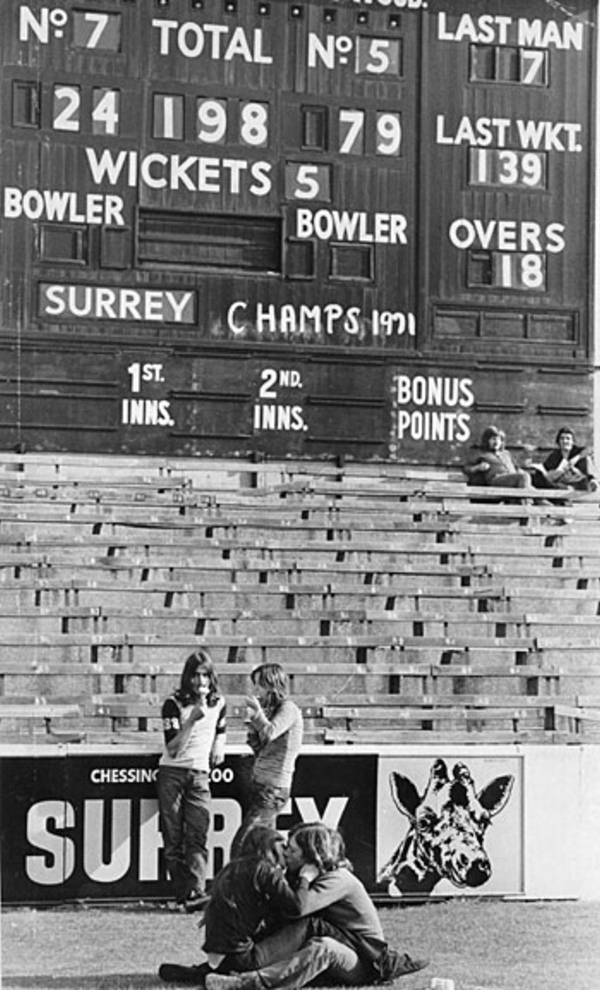 A poster advertising the concert at The Oval | ESPNcricinfo.com
