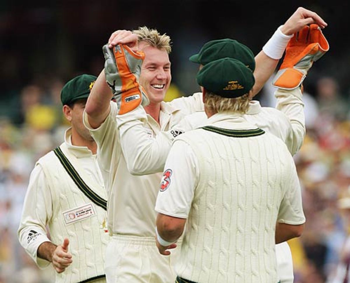 Brett Lee celebrates Graeme Smith's wicket | ESPNcricinfo.com
