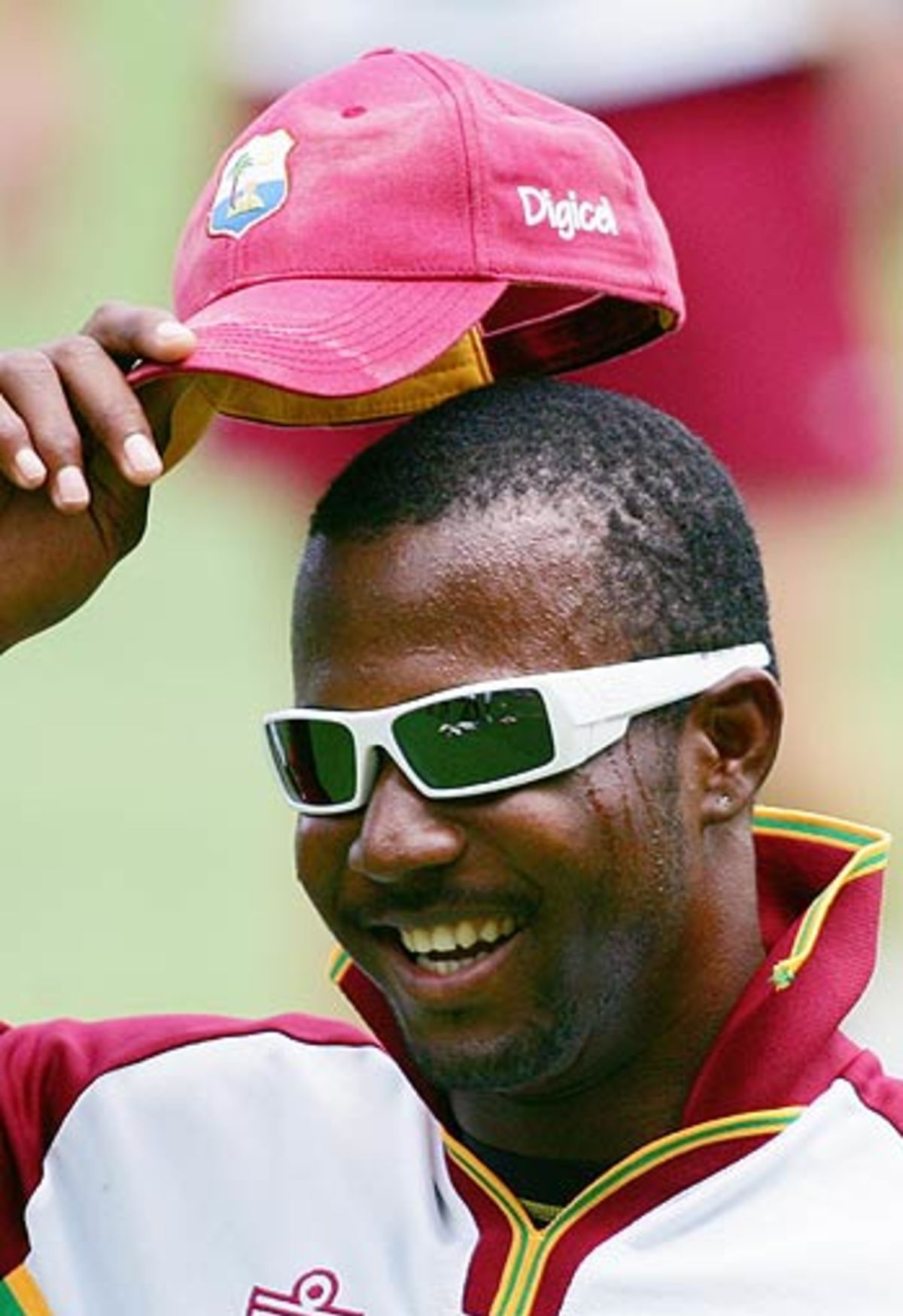 Ashley Giles is bowled for 0 after rising off his sick bed ...