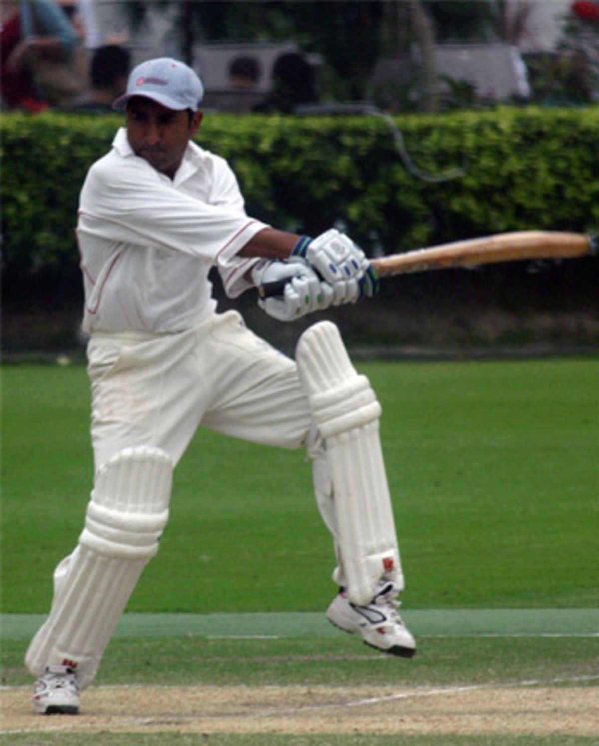 Amjad Mahmood batting during the Hancock Shield | ESPNcricinfo.com