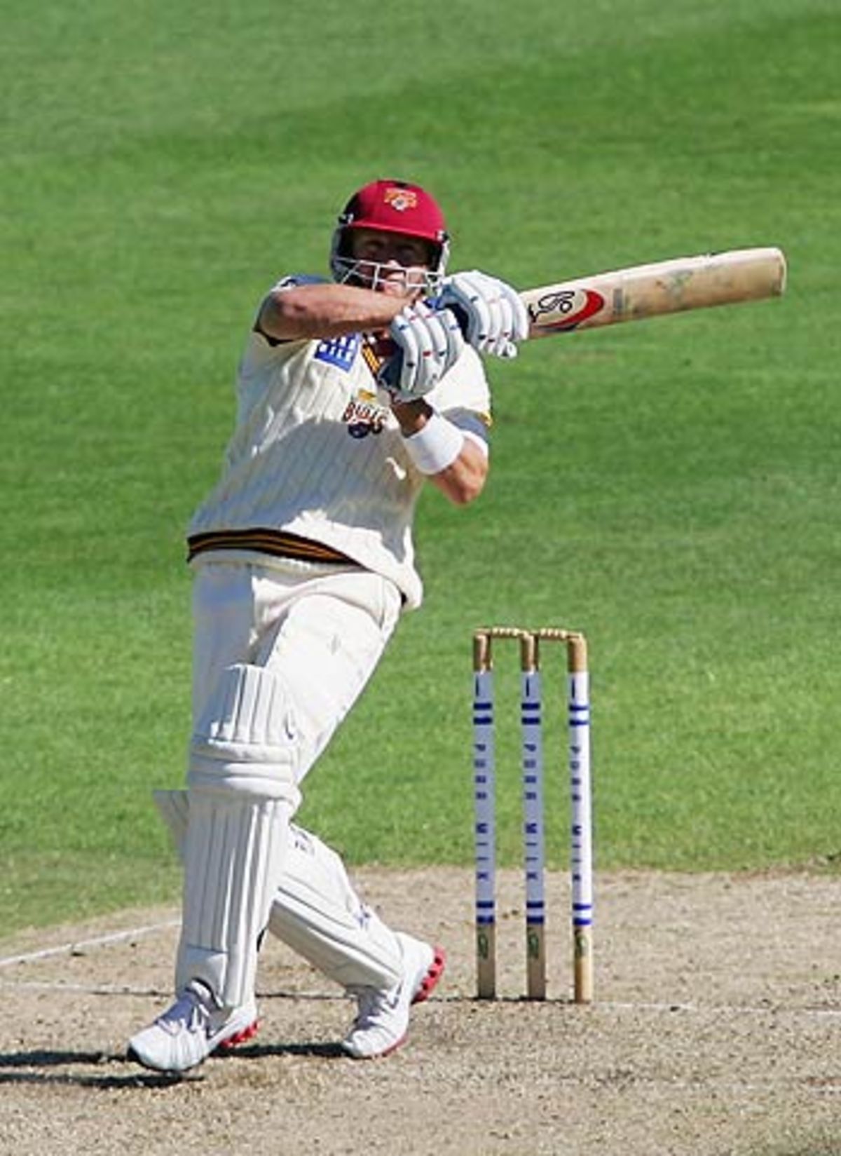 Chris Hartley hits out during his 37 against New South Wales ...