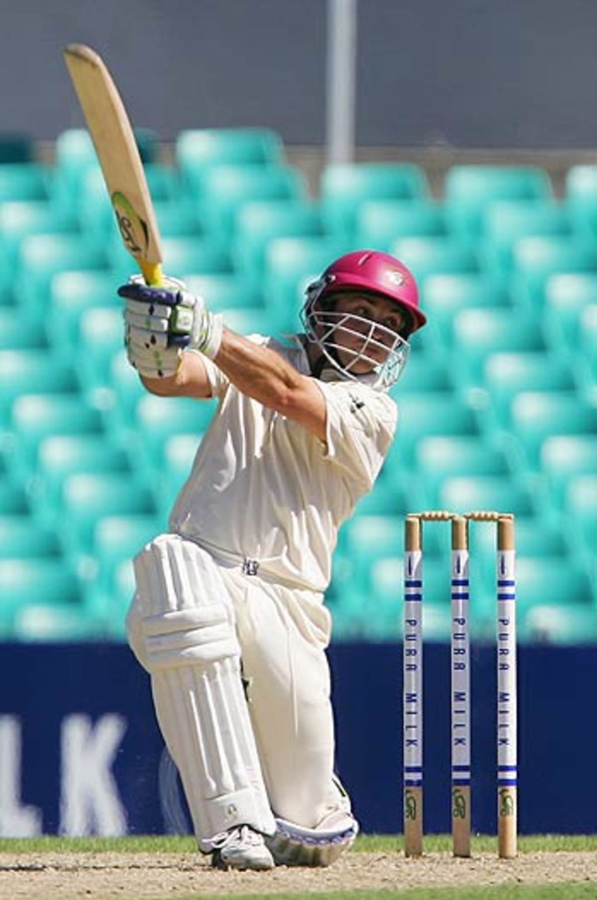 Chris Hartley hits out during his 37 against New South Wales ...