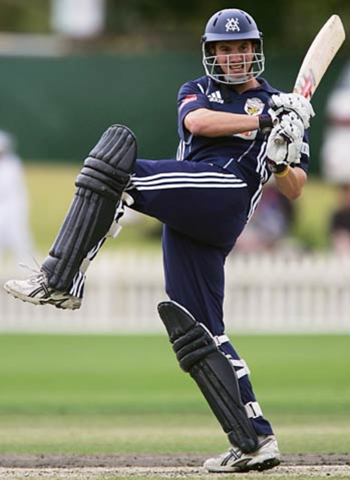 Michael Klinger pulls during his century | ESPNcricinfo.com