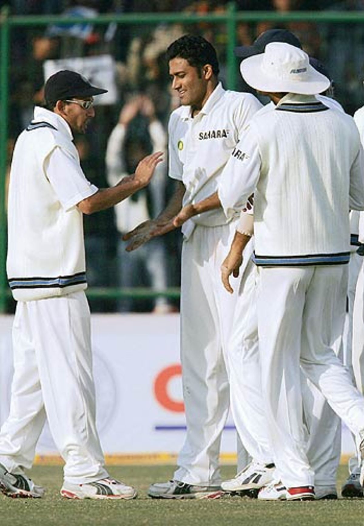 Anil Kumble celebrates the wicket of Mahela Jayawardene | ESPNcricinfo.com Anil Kumble celebrates the wicket of Mahela Jayawardene | ESPNcricinfo.com