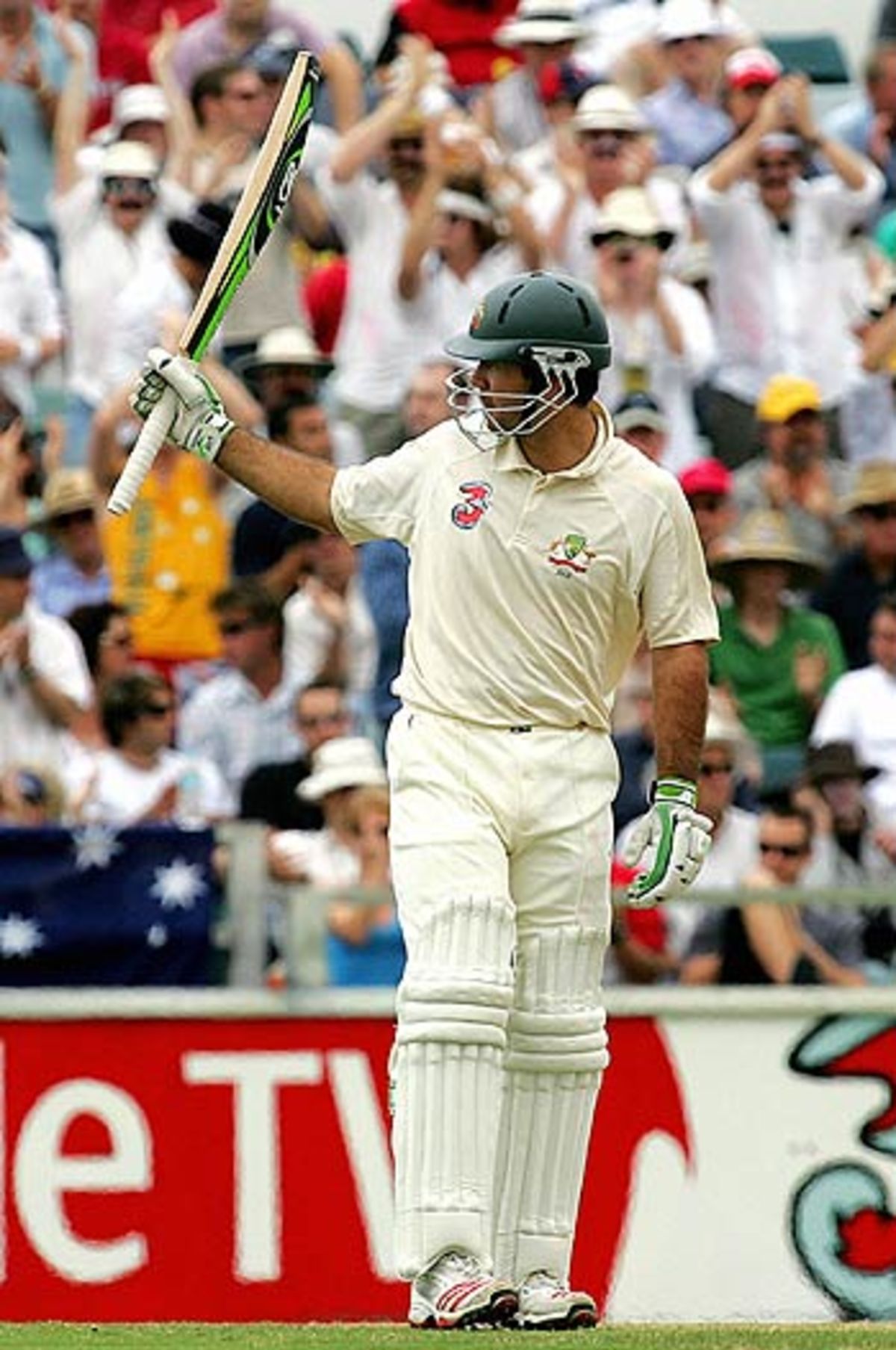 Ricky Ponting celebrates his fifty | ESPNcricinfo.com
