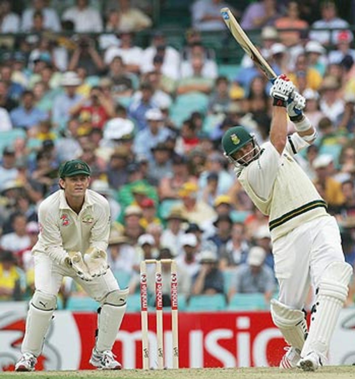 Jacques Kallis lofts Stuart MacGill down the ground | ESPNcricinfo.com